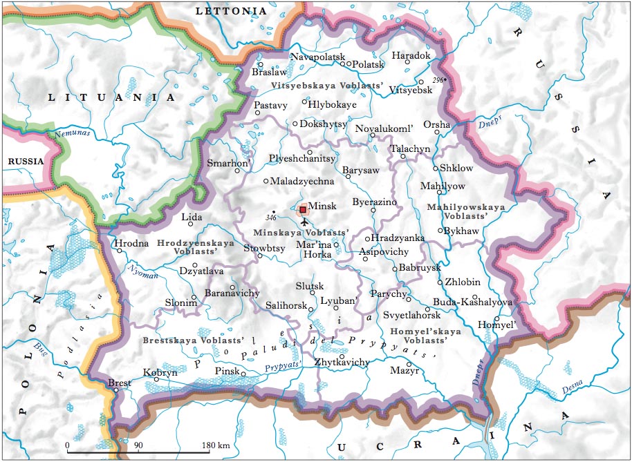 Bielorussia in "Atlante Geopolitico"