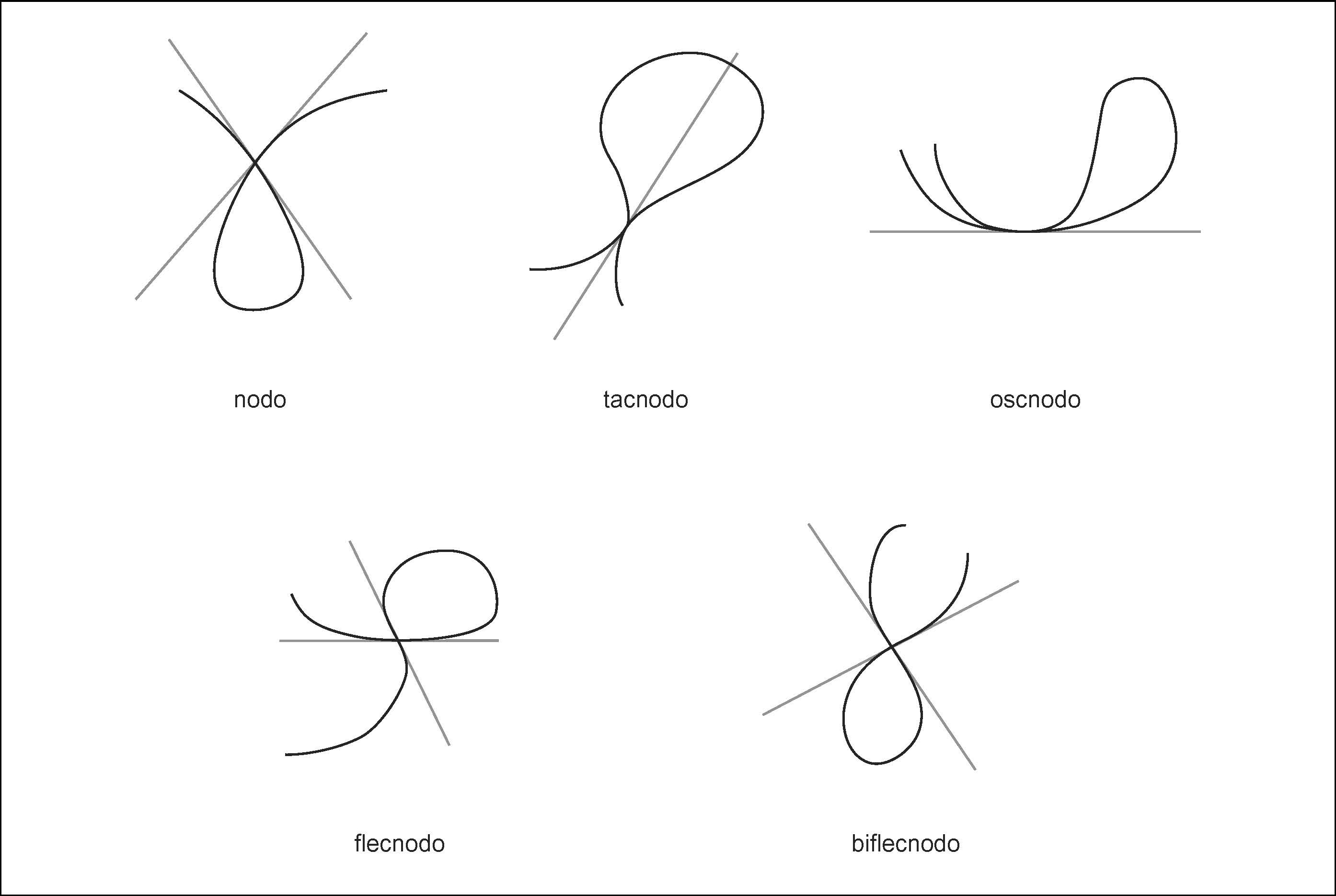 curva, nodo di una in "Enciclopedia della Matematica"
