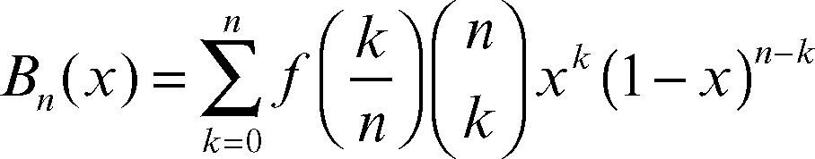 Bernstein, polinomi di in "Enciclopedia della Matematica"