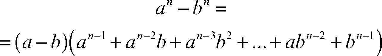 binomio, scomposizione di un in "Enciclopedia della Matematica"