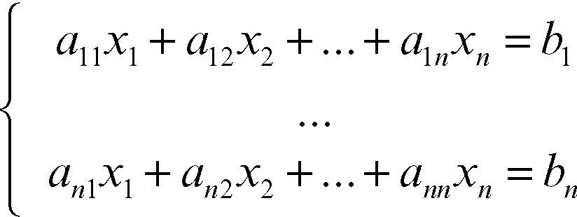 Cramer, metodo di in "Enciclopedia della Matematica"