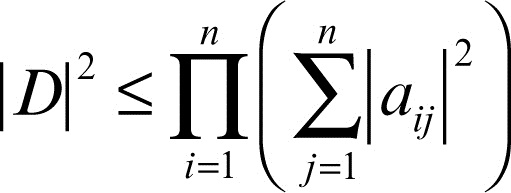Hadamard, disuguaglianza di in "Enciclopedia della Matematica"