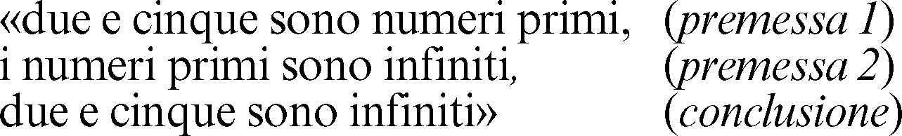 paralogismo in "altro"