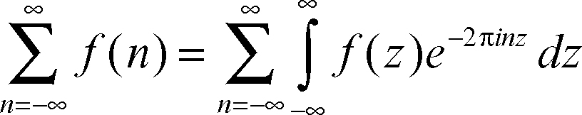 Poisson, formula sommatoria di in "Enciclopedia della Matematica"