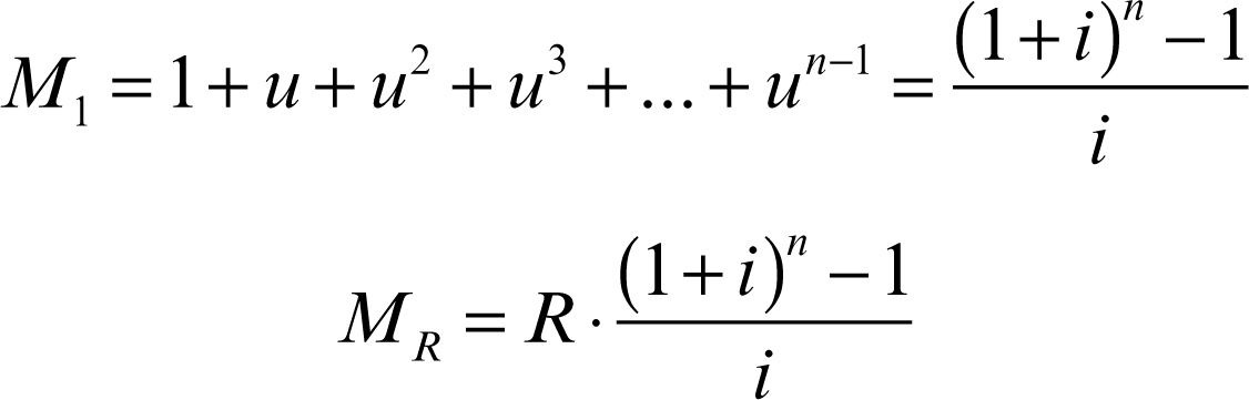 rendita, montante di una in "Enciclopedia della Matematica"