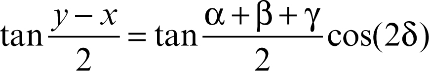 Snellius-Pothenot, problema di in "Enciclopedia della Matematica"