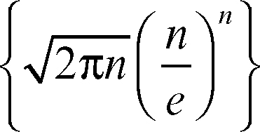 Stirling, formula di in "Enciclopedia della Matematica"